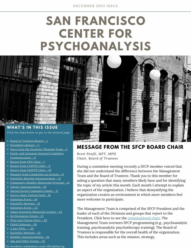 San Francisco Center for Psychoanalysis